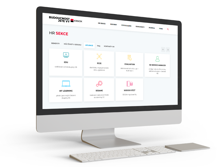 Essox - PLUSCO - APLIKACE PRO INTERNÍ KOMUNIKACI