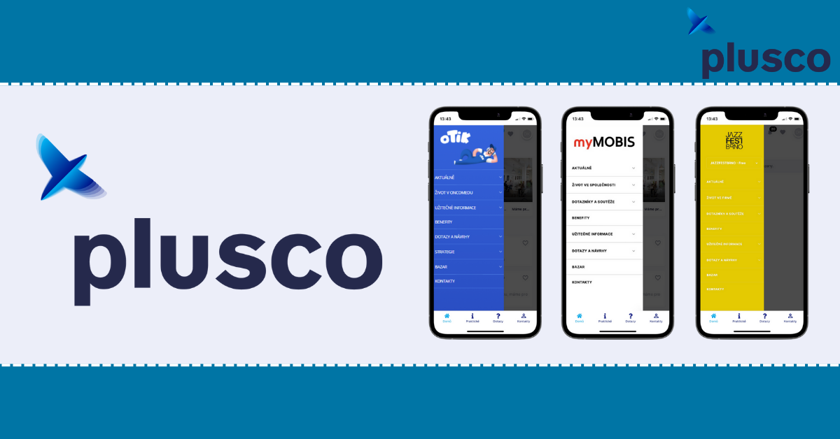 Plusco na míru aneb dejte Pluscu svou firemní tvář - PLUSCO - APLIKACE PRO INTERNÍ KOMUNIKACI