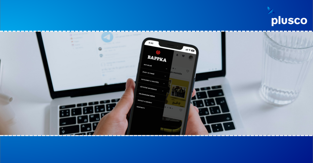 Digitalizace interní komunikace ve firmě Baumüller - PLUSCO - APLIKACE PRO INTERNÍ KOMUNIKACI